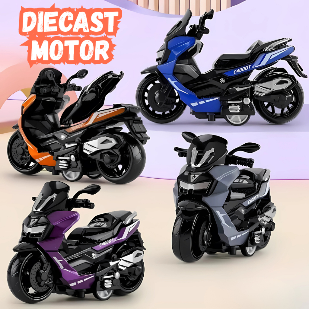 Jual Toy Studio Miniatur Diecast Alloy Motor Pull Back NMAX Moto GP ...