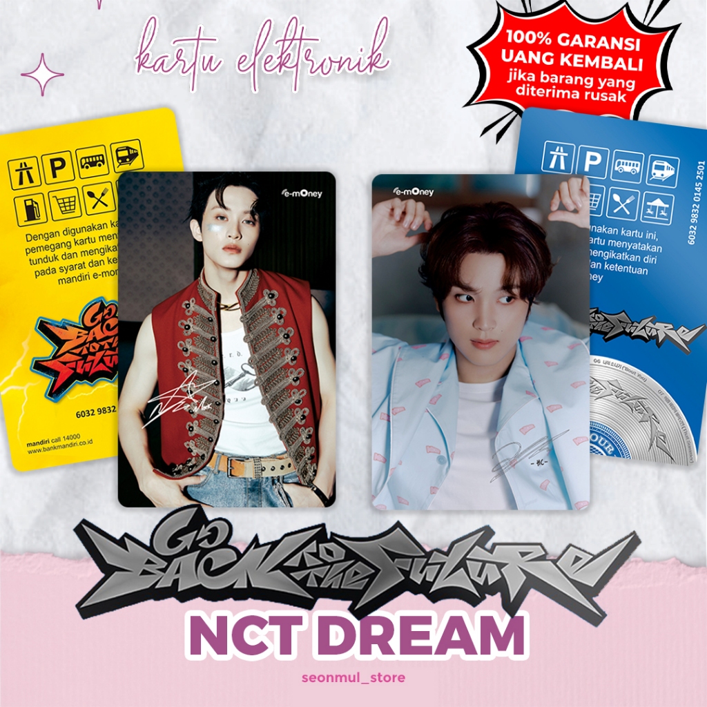 Jual KARTU ELEKTRONIK NCT DREAM BTTF / EMONEY BRIZZI FLAZZ TAPCASH ...