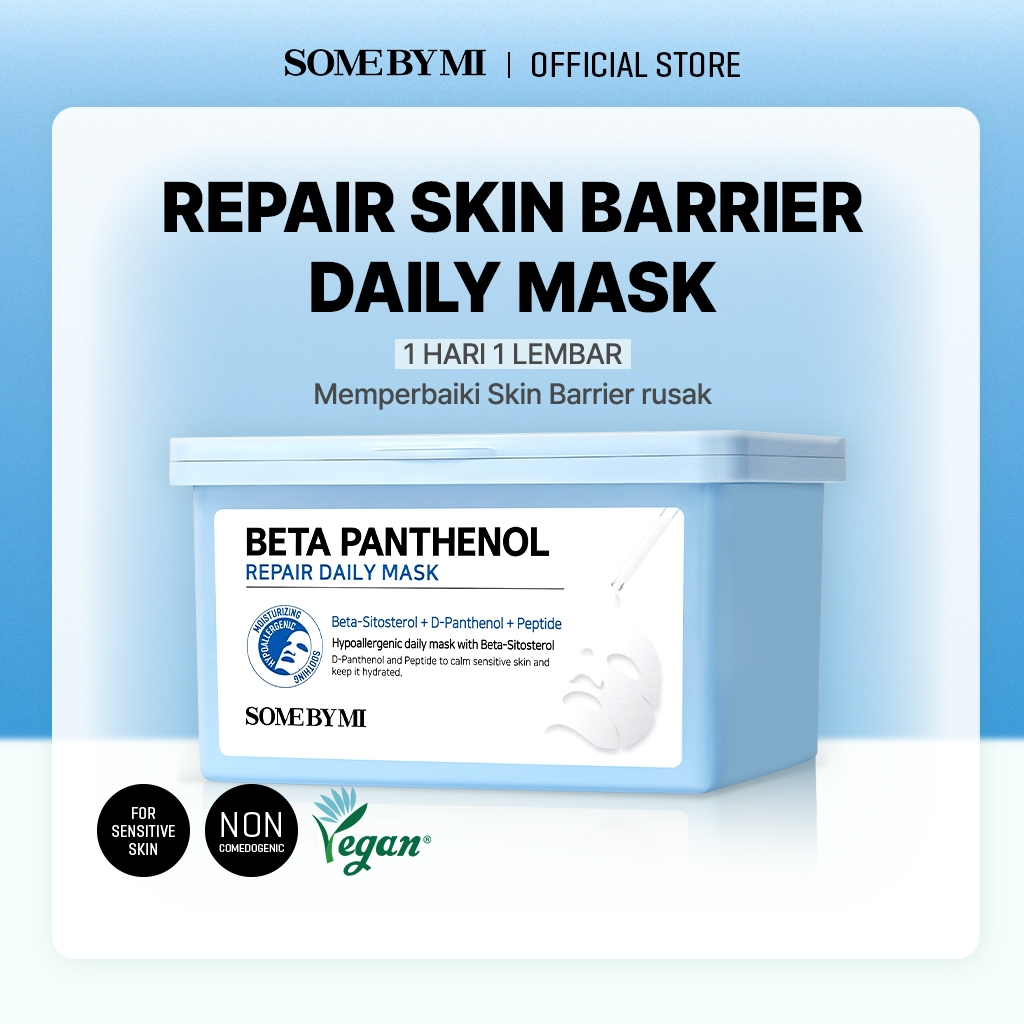 Jual SOME BY MI Beta Panthenol Repair Daily Mask [30ea] | Shopee Indonesia