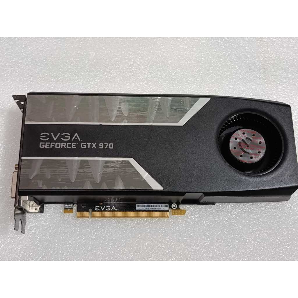 Jual EVGA GTX 970 4GB 256BIT DDR 5 LIKE NEW | Shopee Indonesia