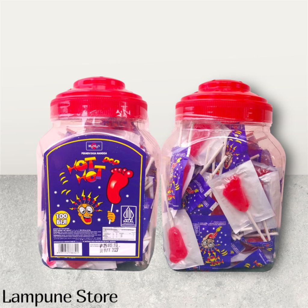 Jual PERMEN HOT KAKI TOPLES ISI 100 PCS | Shopee Indonesia