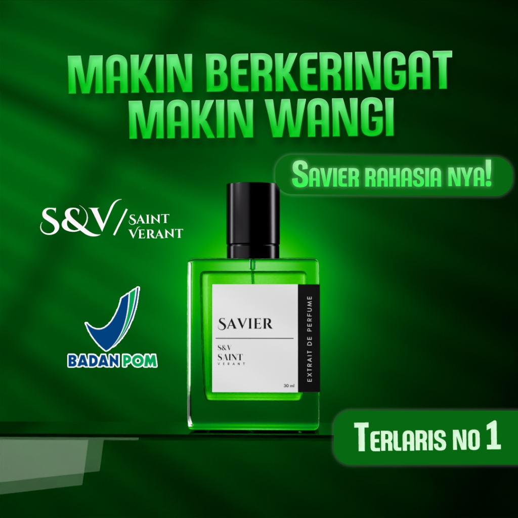 Jual S&V SAINT-VERANT Savier Parfum pria wangi tahan lama aroma segar ...