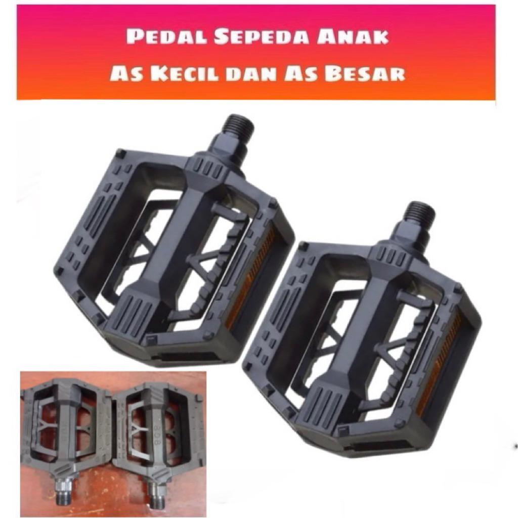 Jual 1 Pasang Pedal Sepeda As Kecil Dan As Besar Pedal Sepeda BMX Fixie ...