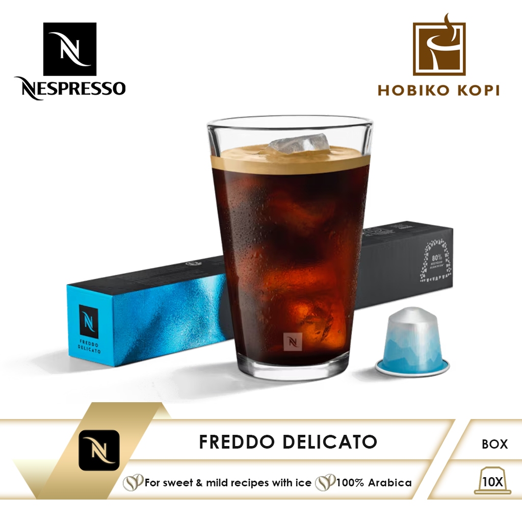 Jual Nespresso Freddo Delicato Original 1 Box - Coffee Capsule Limited ...