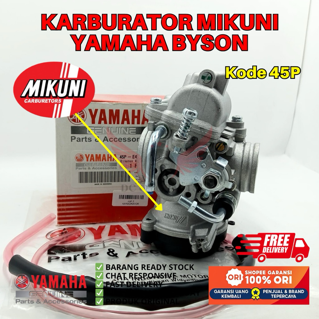 Jual 45P KARBURATOR BYSON MIKUNI ORIGINAL YAMAHA GENUINE PARTS ...