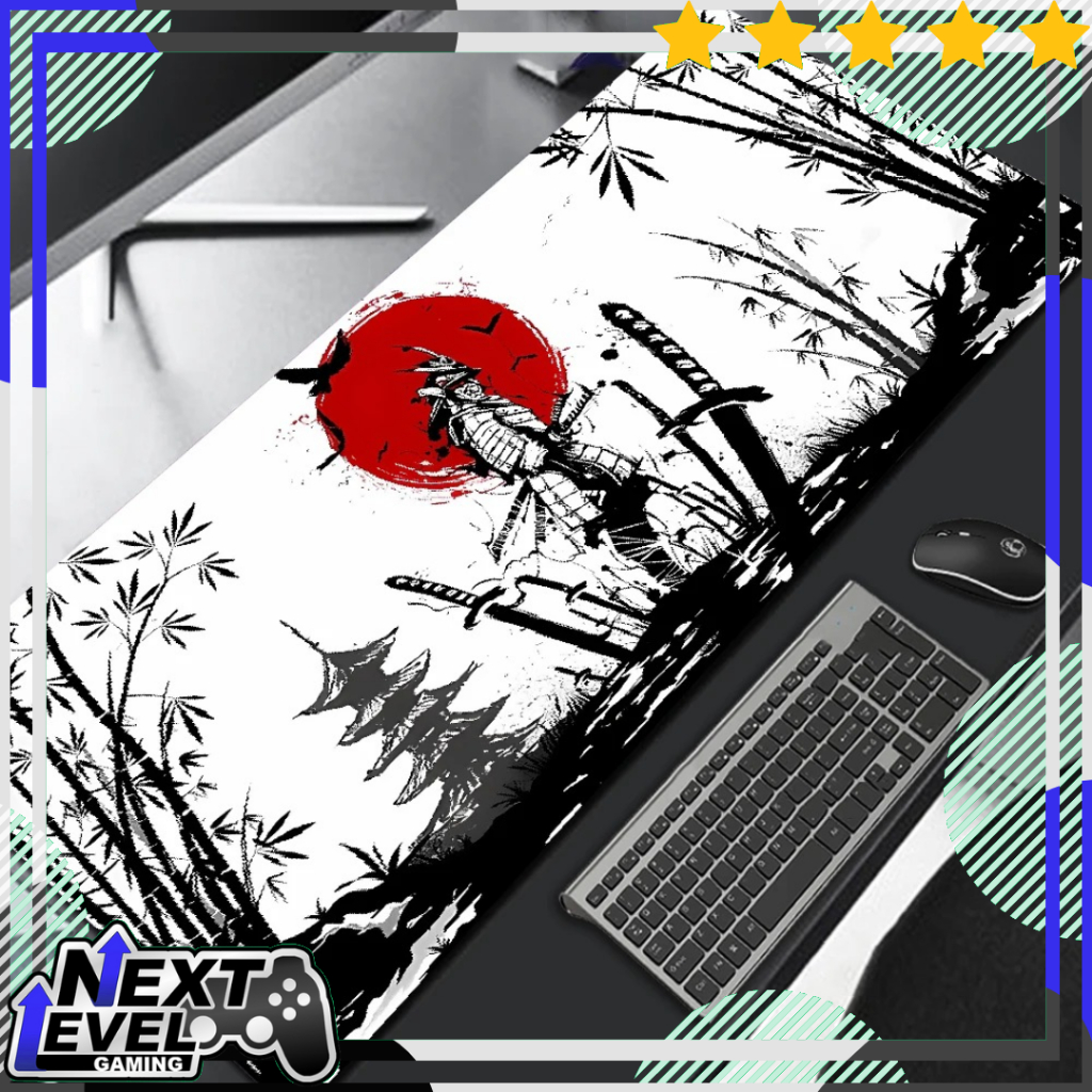 Jual Mouse Pad Gaming Japanese Samurai Warrior XL Desk Mat | Anti-Slip ...