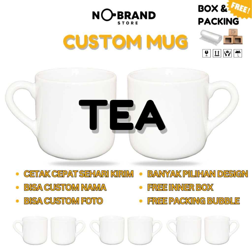 Jual MUG CUSTOM SOUVENIR GELAS MUG CUSTOM MUG TEA | Shopee Indonesia
