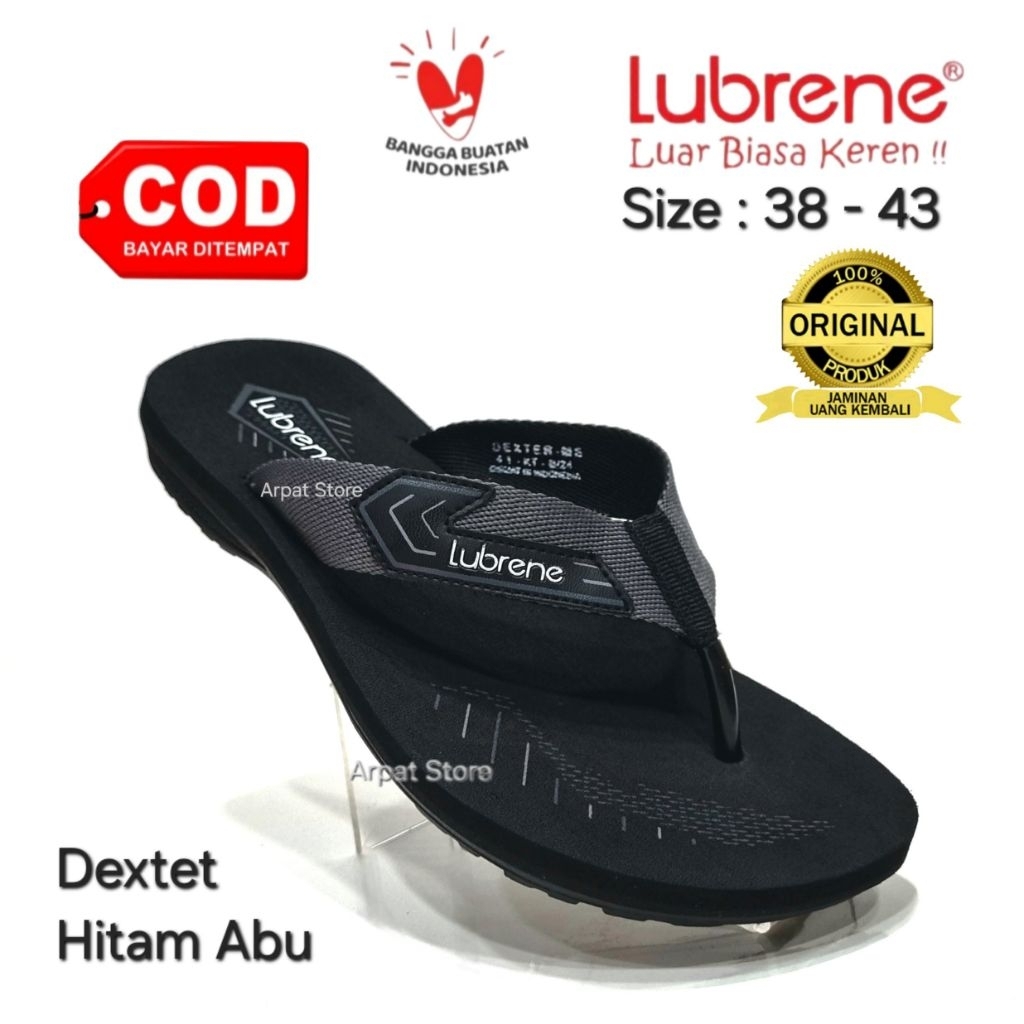 Jual Sandal pria Lubrene Terbaru 100% Original Jepit dan Gunung Lubrene ...