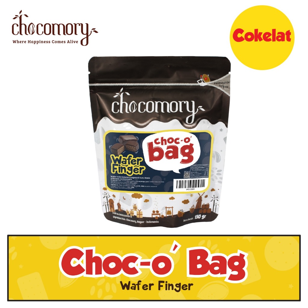 Jual Chocomory Choco Bag Wafer Finger 150g | Shopee Indonesia