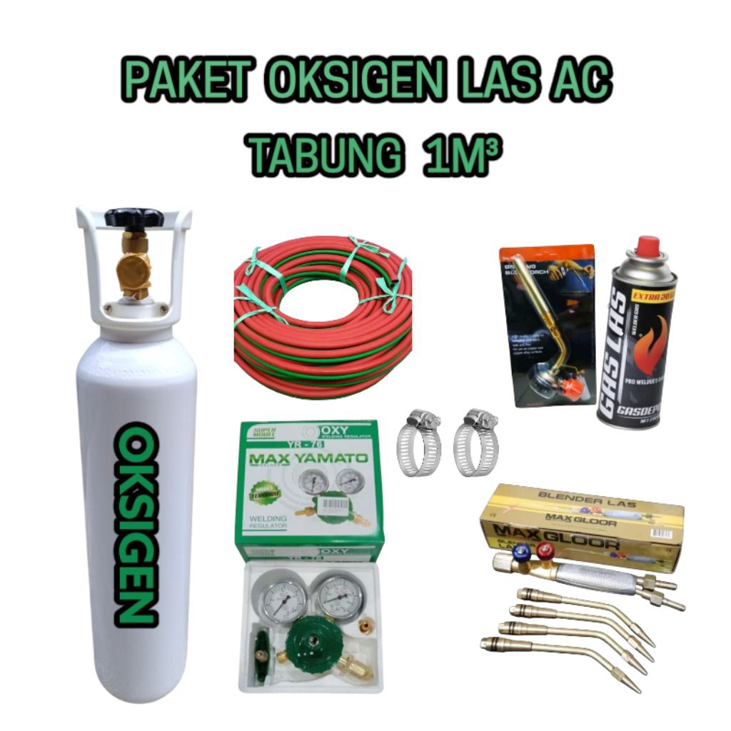 Jual Paket Las AC Tabung 1m3 - Paket Las AC | Shopee Indonesia