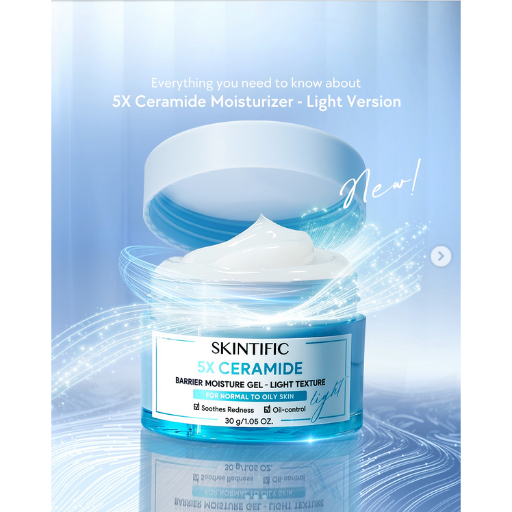 Jual Skintific 5X Ceramide Barrier Moisture Gel Light Texture 30g ...