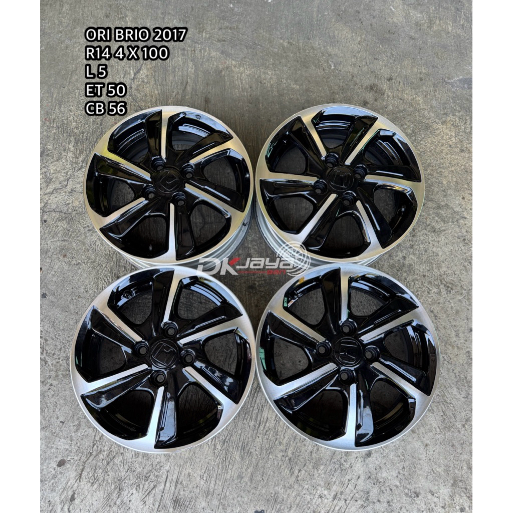 Jual VELG ORI BRIO 2017 R14 4 X 100 (HARGA UNTUK 4PCS VELG TANPA BAN) | Shopee Indonesia