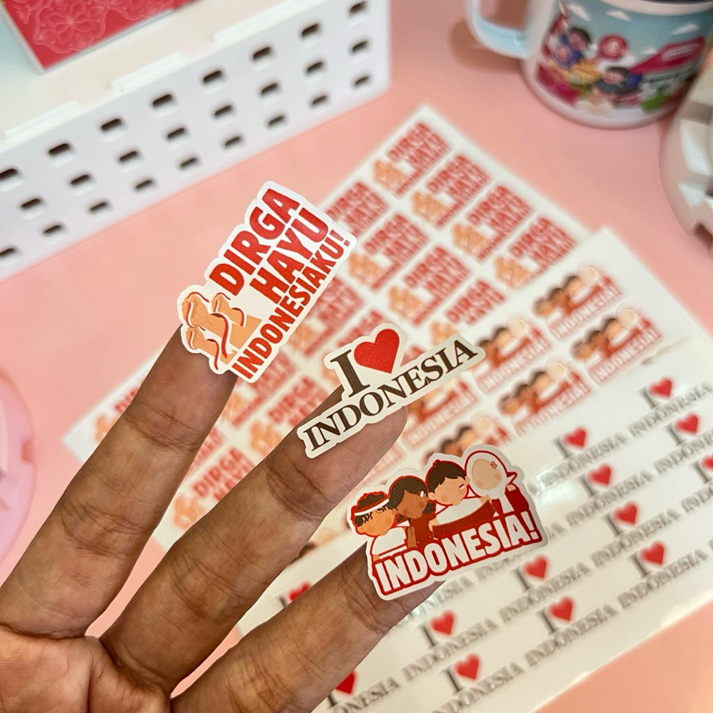Jual STICKER PIPI CUTTING SERI KEMERDEKAAN | Shopee Indonesia