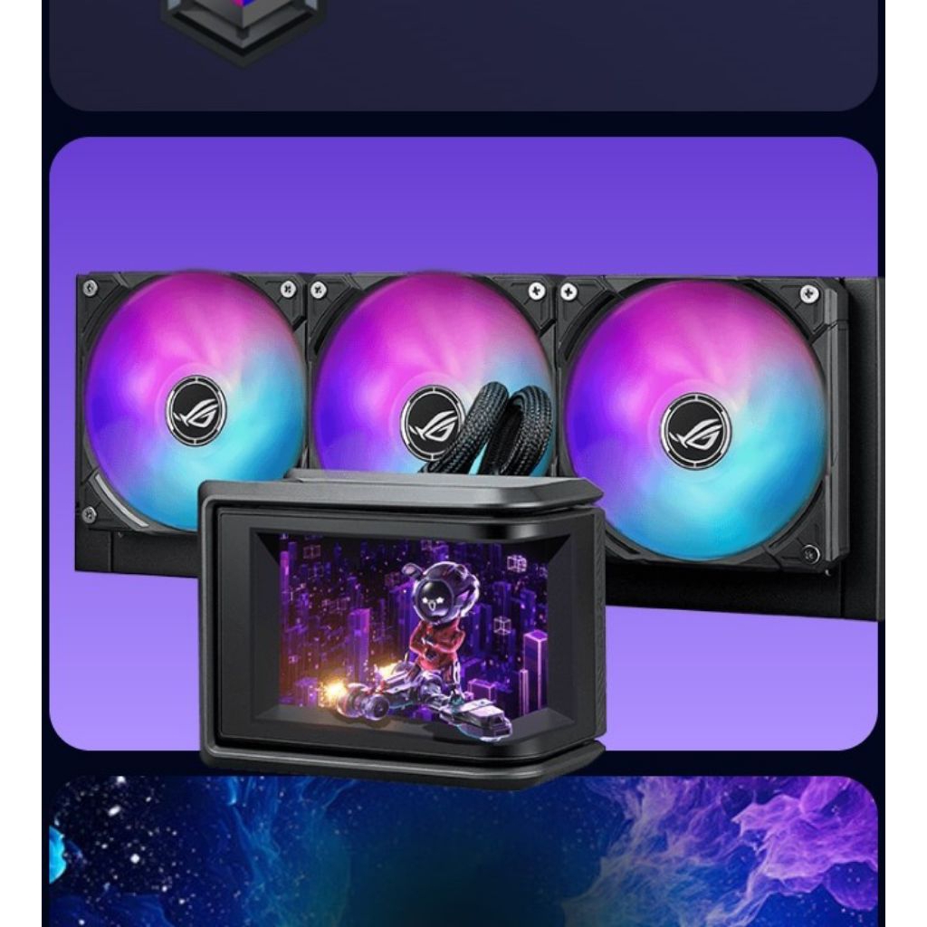Jual Asus ROG Ryuo IV SLC 360 ARGB Curved Screen 2K AMOLED AIO Cooler ...