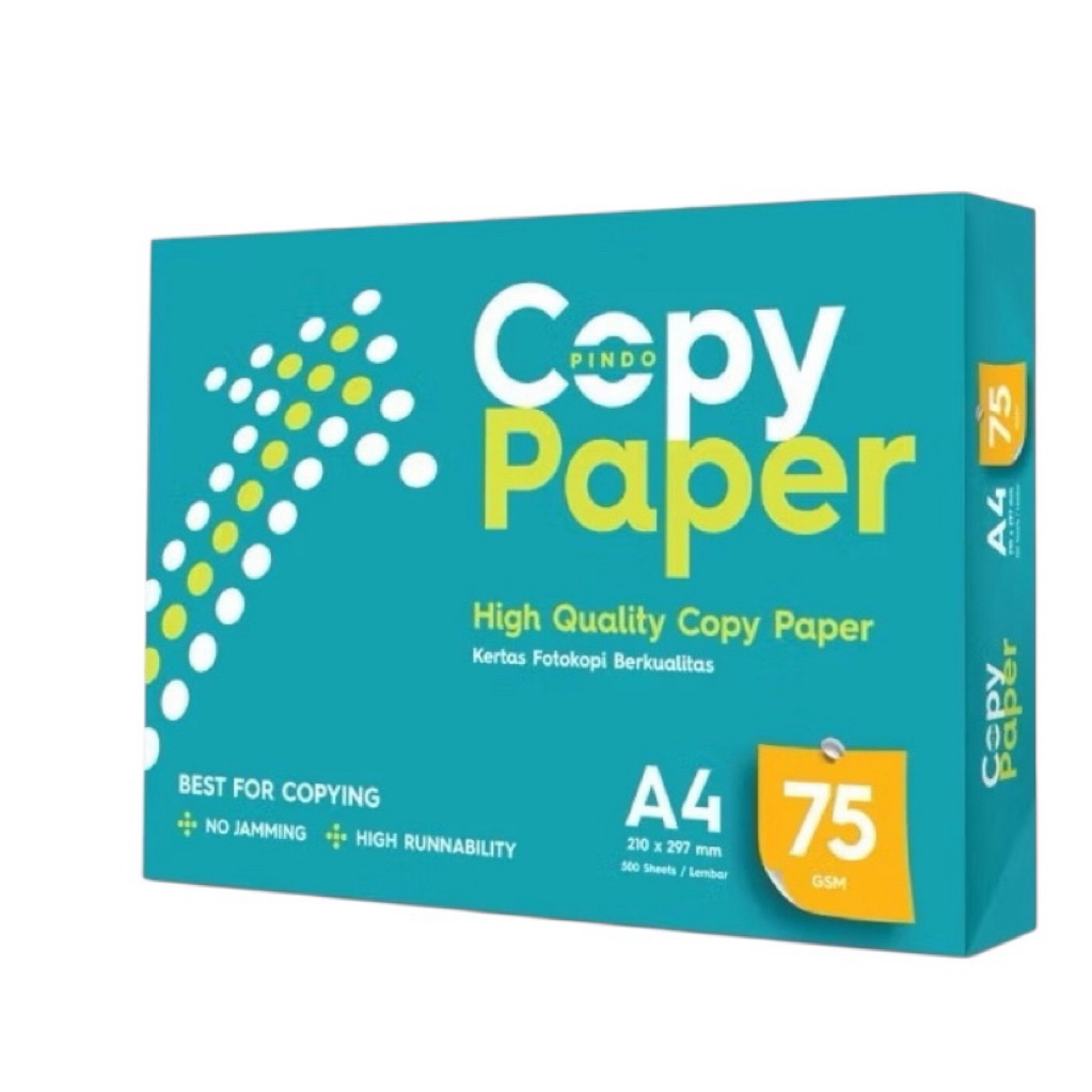 Jual Copy Paper 1 Rim Kertas HVS A4 75gsm 500 Lembar Kertas Fotokopi ...