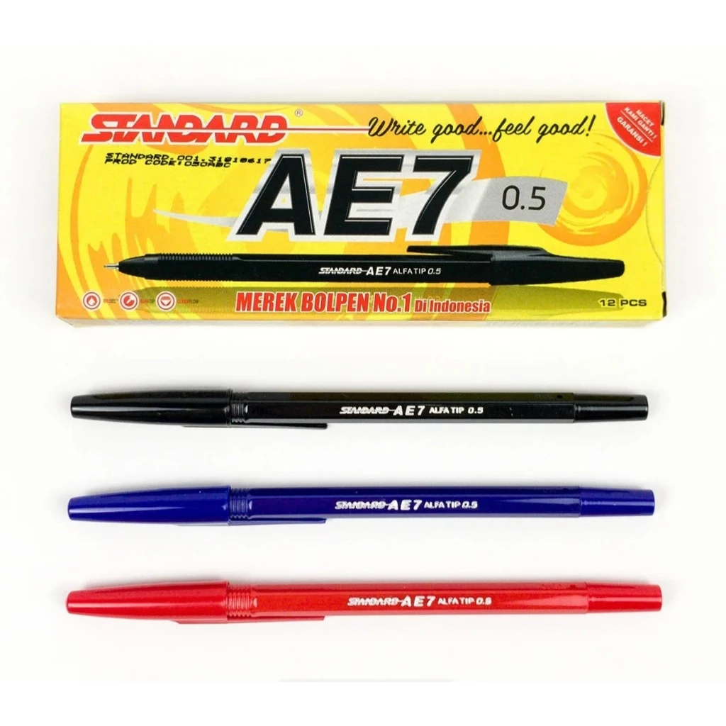 Jual Standard - Pulpen AE7 Alfatip 0.5 ( Alat Tulis / Pen / Ballpoint ...