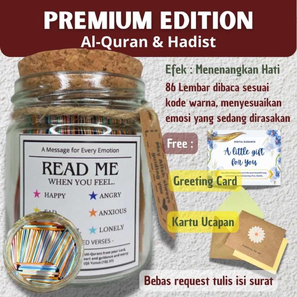 Jual Muslim Jar [Premium Edition] || Quranic Jar berisi Ayat Al-Quran ...