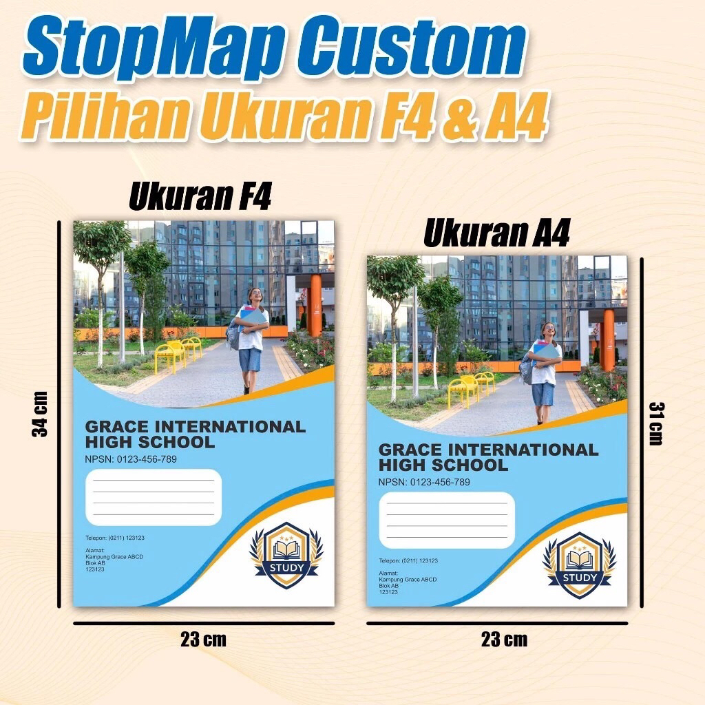 Jual Custom Map Folder A4/F4 | Shopee Indonesia