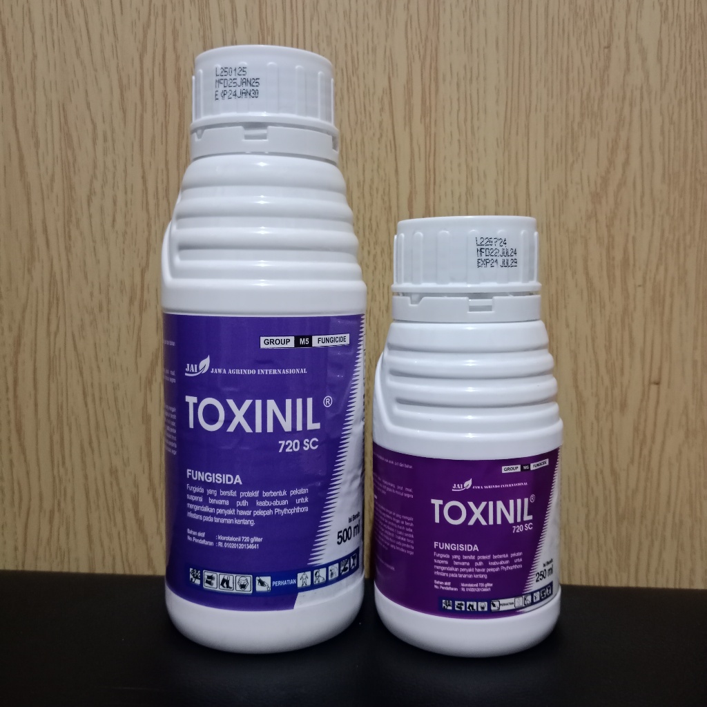 Jual FUNGISIDA TOXINIL 720SC 500ML/FUNGISIDA AMPPUH BASMI JAMUR ...