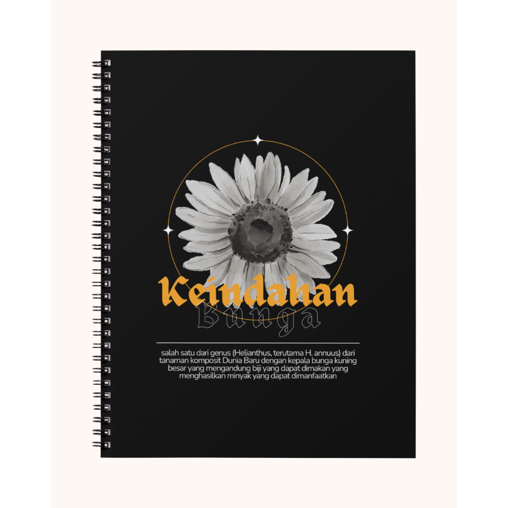 Jual Notebook Reflektif A5 Spiral – 50 Halaman Hitam Putih | HVS 80gsm ...