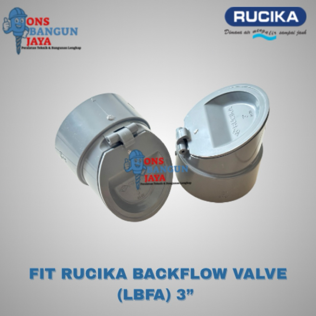 Jual FIT Rucika Backflow Valve (LBFA) 3, 4, 6 Inch – Cegah Aliran Balik ...