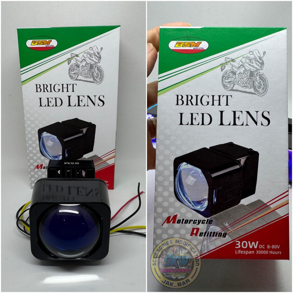 Jual Projector Projie BSM BiLED 1.5 Inch Motor Mobil Dengan Devil eyes ...