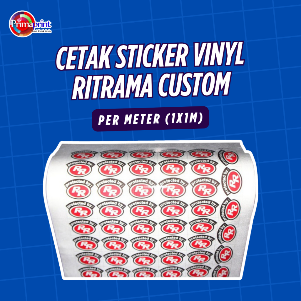 Jual Cetak Sticker Vinyl Ritrama Meteran Custom Desain | Print Stiker ...