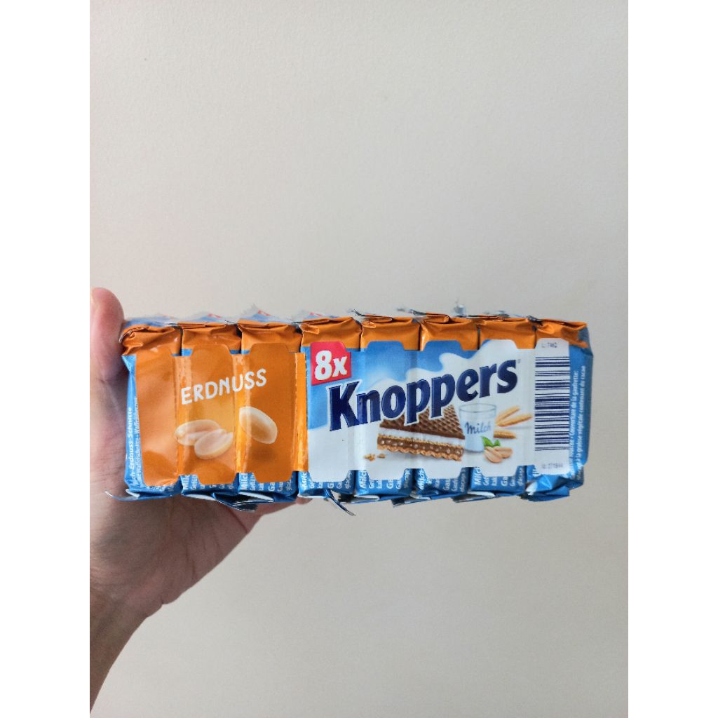 Jual knoppers hazelnut wafer (READY ECER/PER PCS ,EROPA) | Shopee Indonesia