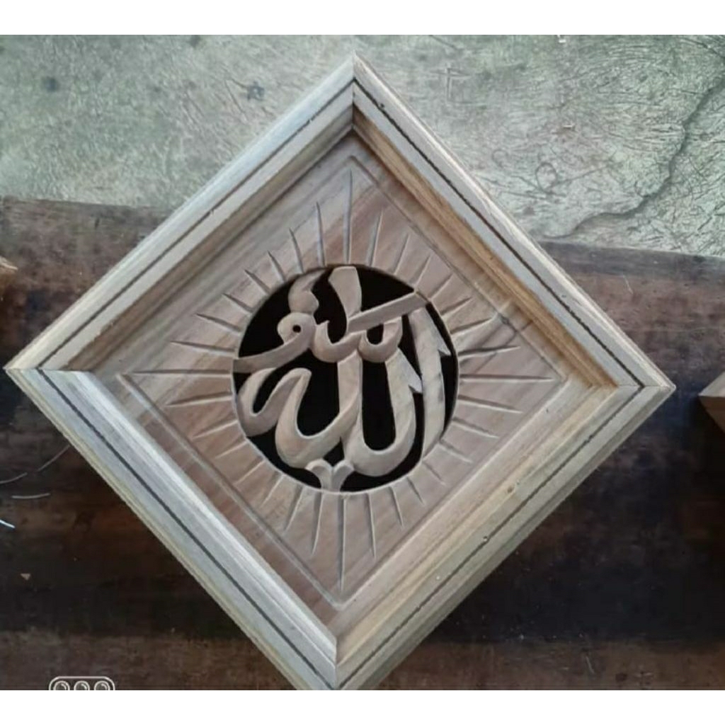 Jual Loster / Roster kayu angin angin ventilasi kaligrafi kayu jati ...