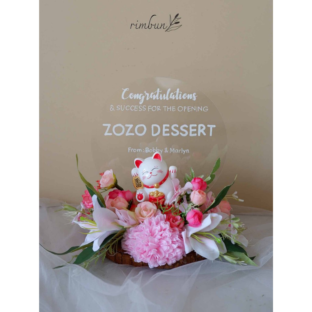 Jual Hanni & Neko | Blooming Wood Acrylic - Dried Flowers Bunga Kering ...