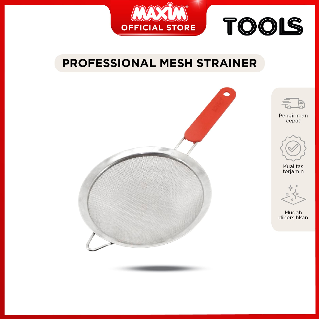 Jual Maxim Tools Professional Mesh Strainer 18cm - Saringan Stainless ...