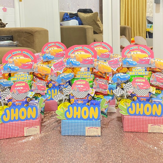 Jual Paket Hampers 5 pax Mini Parsel snack ultah anak ulang tahun ...