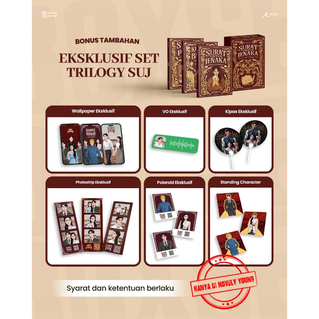 Jual Box Set Surat Untuk Jenaka, Kembali Ke Batavia, dan Surat Dari ...