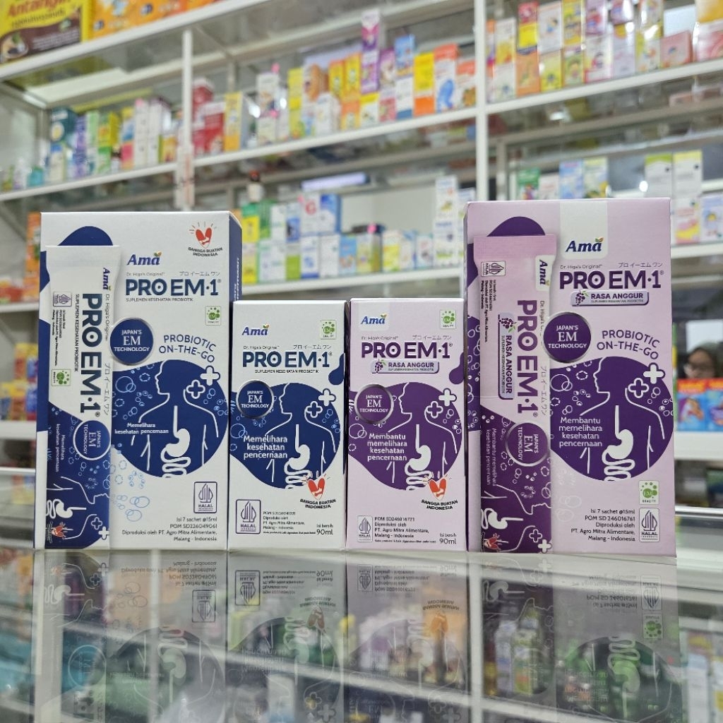 Jual PRO EM1 Ori dan Anggur Sachet dan botol 90ml | Shopee Indonesia