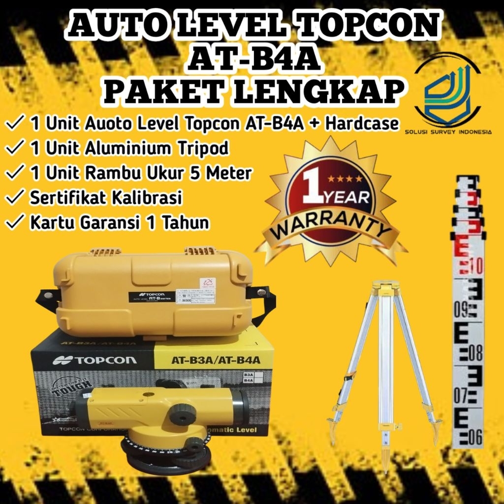 Jual Autolevel Topcon At-b4A /AT-B4A/Waterpas/Waterpas Autolevel AT-B4A ...