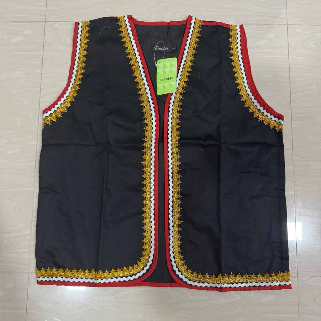 Jual Rompi Laki Renda Bidayuh Rompi Dayak Bidayuh Rompi Adat Dayak Baju ...