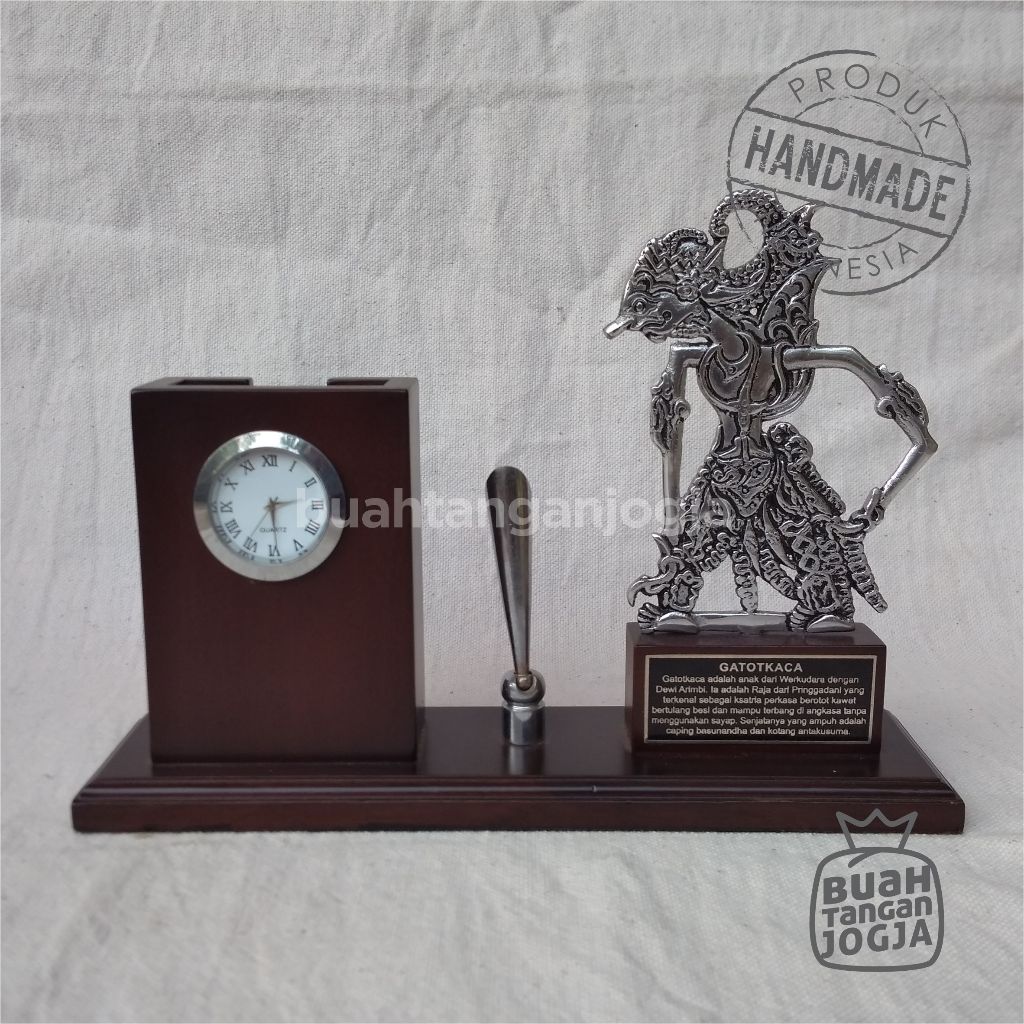 Jual Tempat Bulpen & Kartu Nama Jam Wayang + Box - Kerajinan Khas Jogja ...