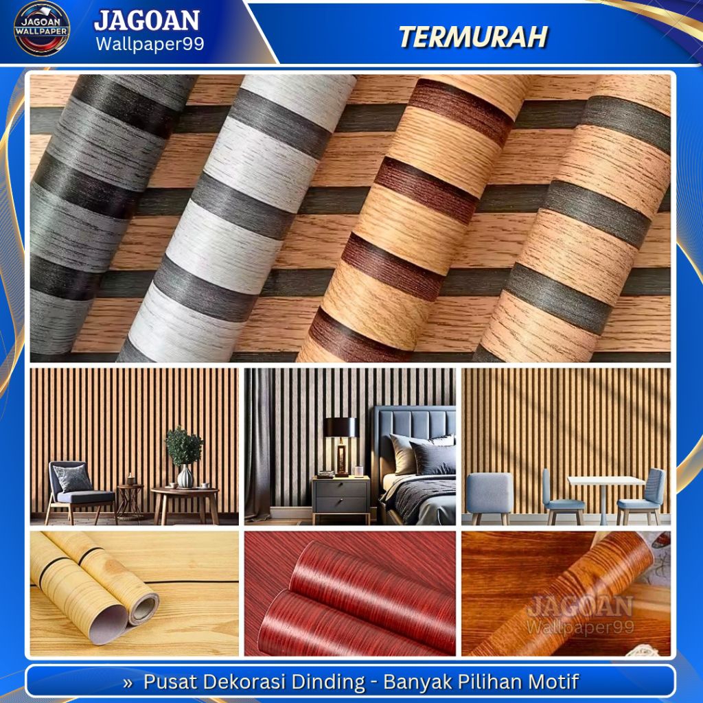 Jual Wallpaper Kayu Sticker Meja Kayu Stiker Dinding Motif Kayu ...