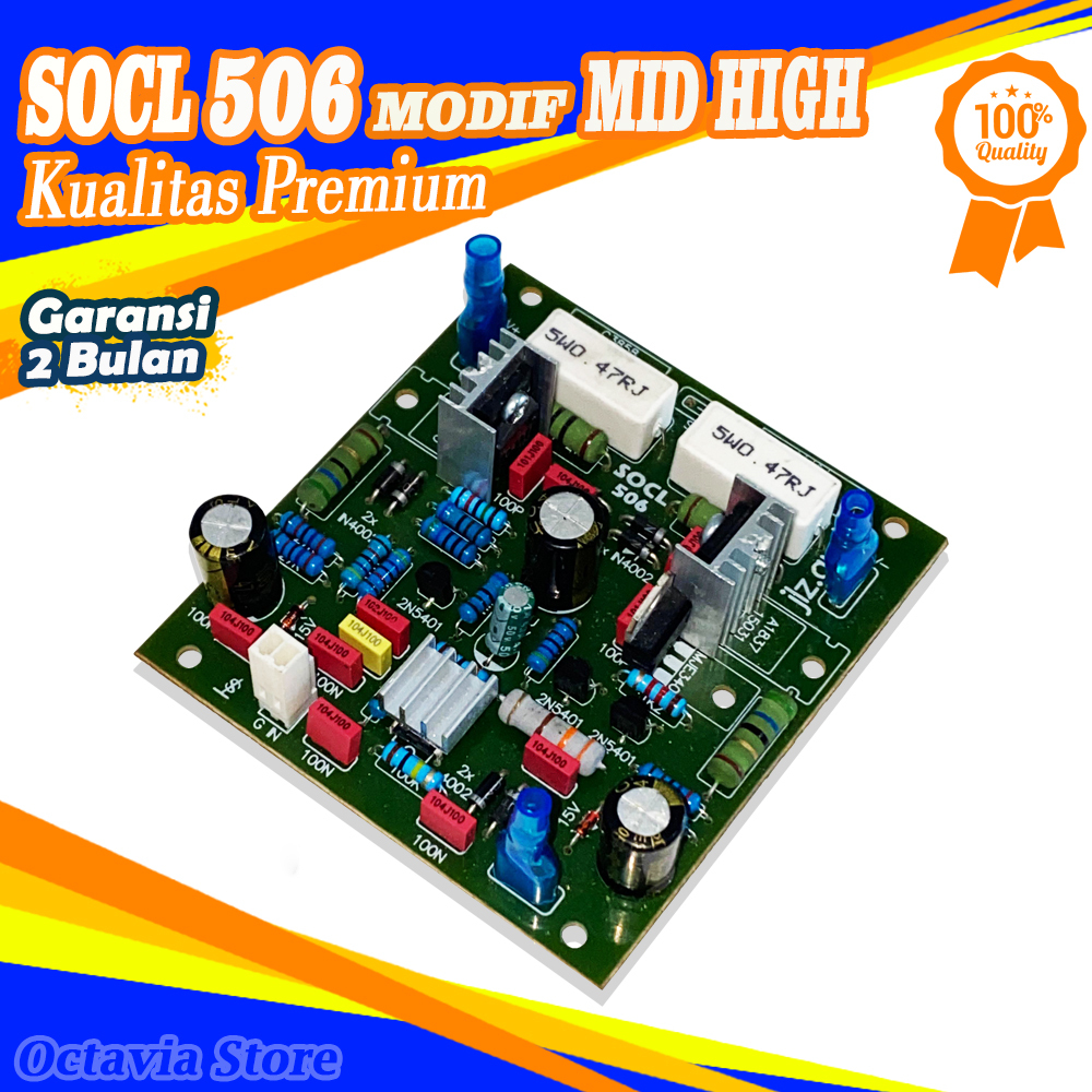 Jual Kit Power Amplifier SOCL 506 Modif MID HIGH Kualitas Premium | Shopee Indonesia