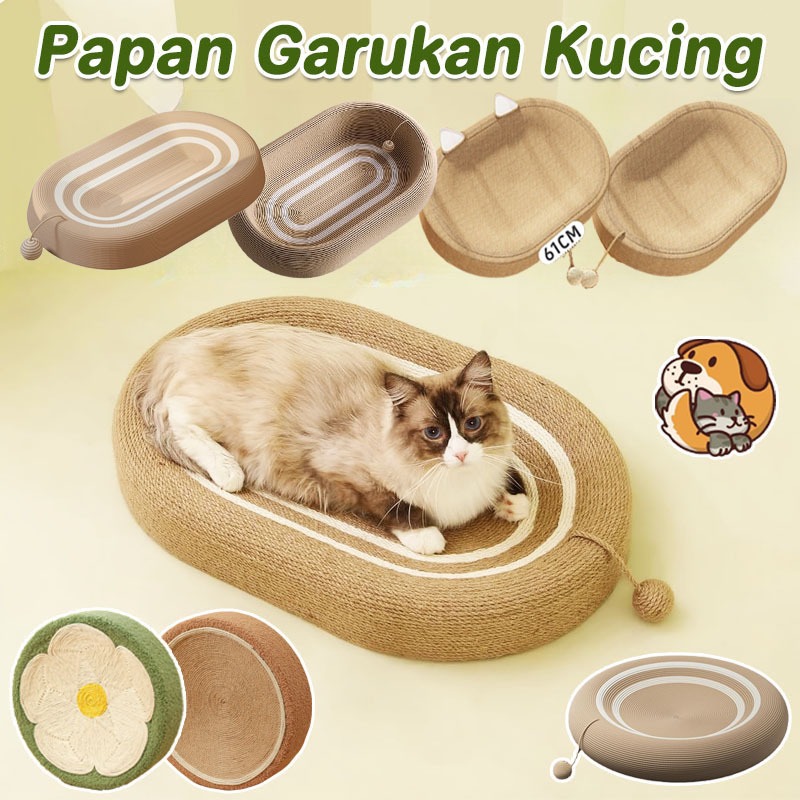Jual 3 IN 1 Papan Cakar Kucing 61cm Papan Garukan Kucing Cat Scratcher ...