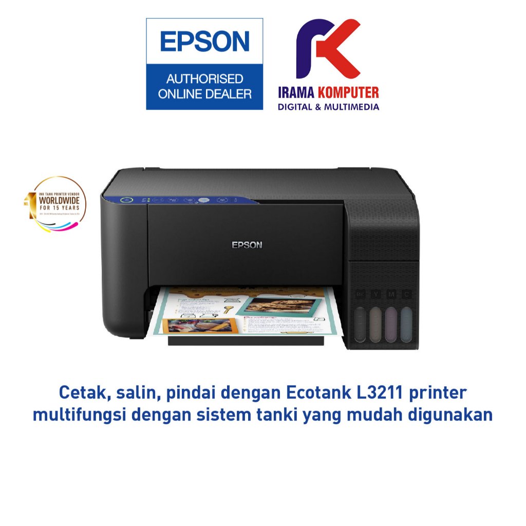 Jual Printer EPSON L3251 TKDN InkTank Multifungsi Print Scan Copy Wireless | Shopee Indonesia