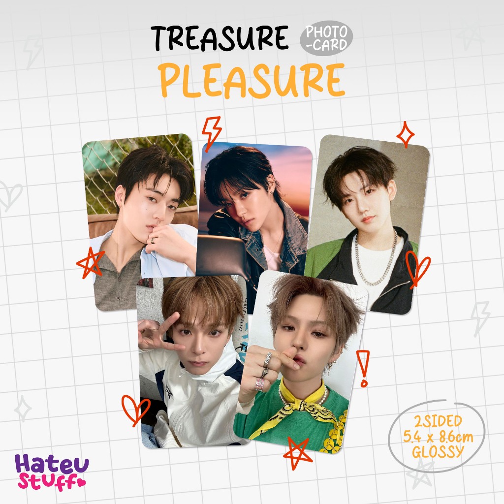 Jual Treasure Unofficial Photocard Pleasure + Yellow Selca | Shopee ...