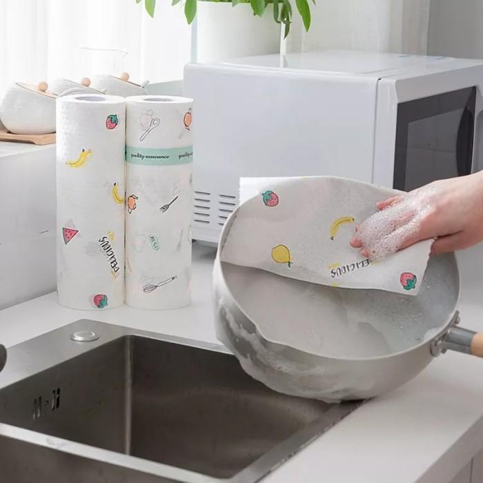 Jual KAIN LAP DAPUR TISU ROLL LAP TISSUE ROL PEMBERSIH DAPUR | Shopee ...