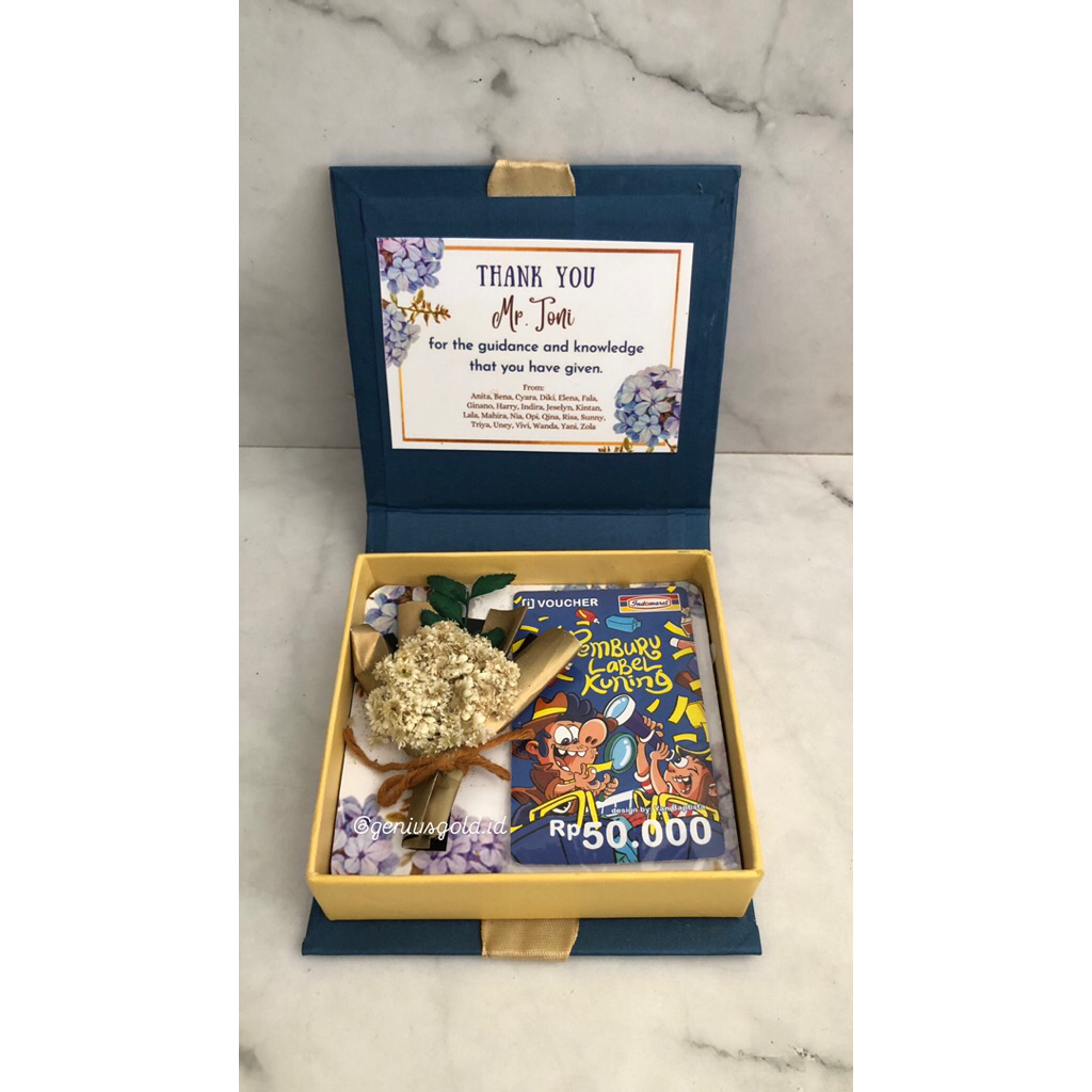 Jual Part 1 Voucher Indomaret / Paket Gift Box Voucher Indomaret / Gift ...