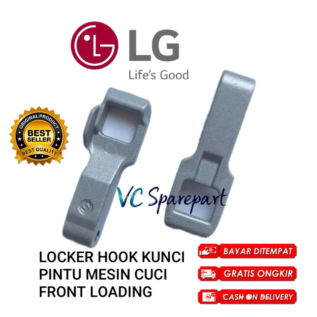 Jual Locker Hook Door lock doorlock pengait Pintu besi Mesin Cuci LG ...