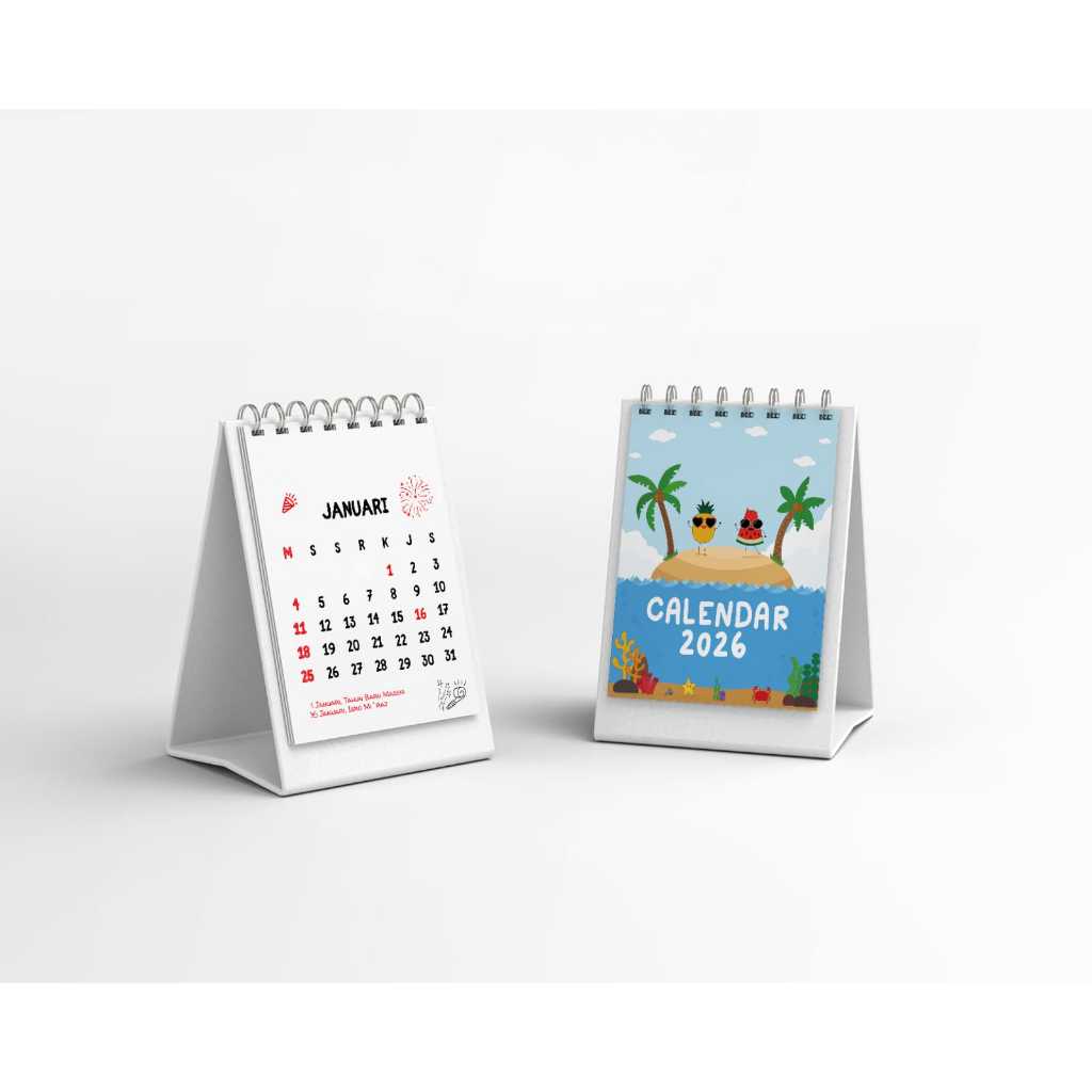 Jual KALENDER 2026 / KALENDER MINI STAND 2026 / KALENDER MINI 2026 ...
