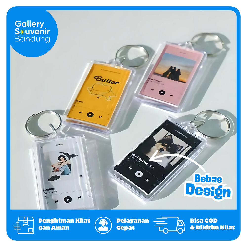 Jual Gantungan Kunci Ganci Akrilik Insert Paper Photo Keychain Akrilik ...