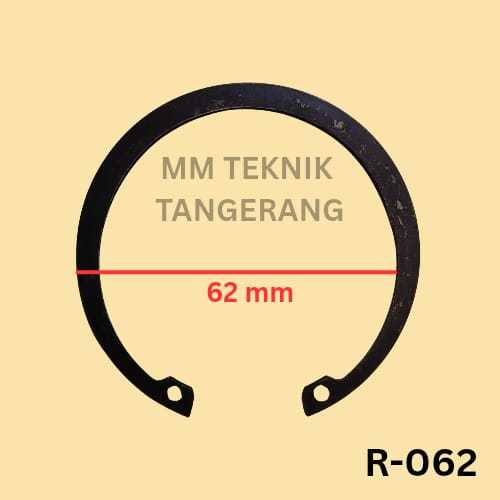 Jual Snapring R62 H62 Snap ring Circlip Internal Retaining Tipe R H 62 ...