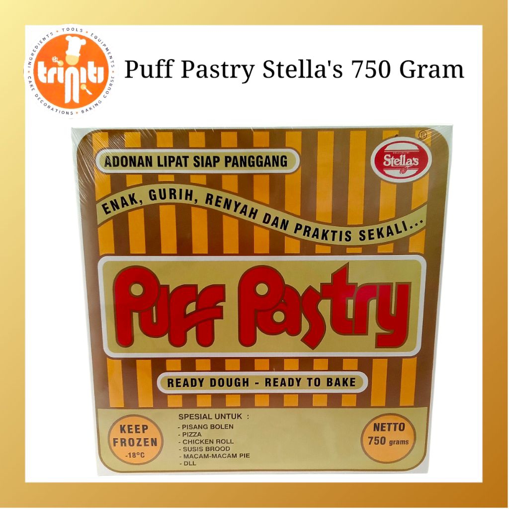 Jual Puff Pastry Stella's 750 Gram - Kulit Pastry Siap Panggang ...