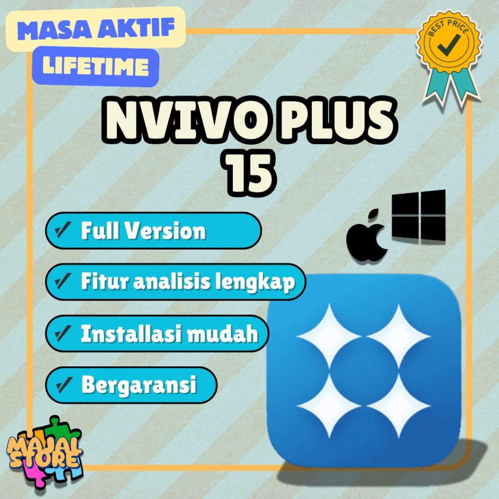 Jual Lifetime Masa Aktif NVivo Plus 14/15 LISENSI RESMI | FULL VERSION | LIFETIME (TERBARU ...